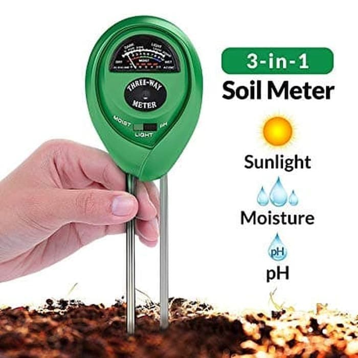 Jual AC88 Soil Analyzer 3 in 1 (Moisture,PH,Light) Meter Cek Tanah ...