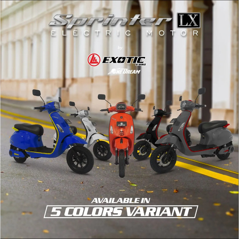 Jual Electric Motor SPRINTER LX by Exotic Sepeda Motor Listrik Garansi ...