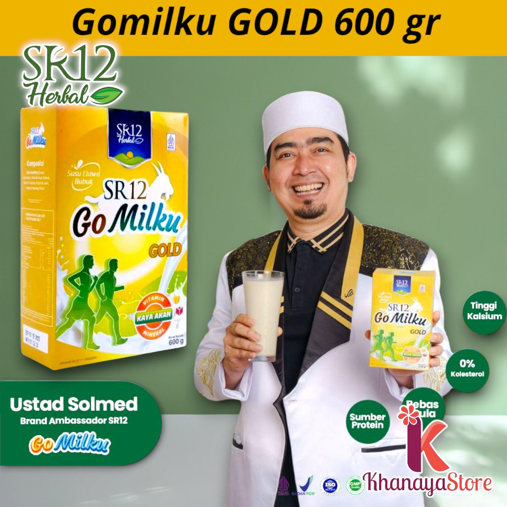 Jual SR12 Gomilku Gold 600g 600 gram Susu Kambing Etawa PREMIUM untuk ...