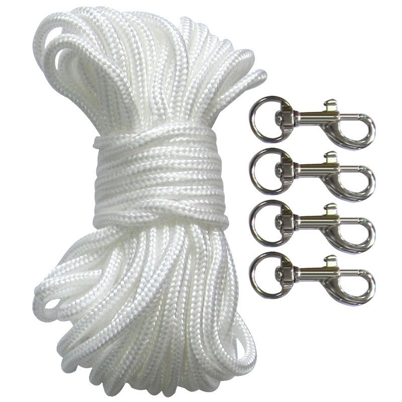 Jual 15 Meter Tiang Bendera, 4mm Tali Bendera, dengan Bonus 4Cantelan ...