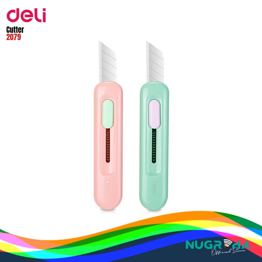 Jual Deli Cutter Knife SK5 2079 - Alat Pemotong Tajam Ukuran 9 cm ...
