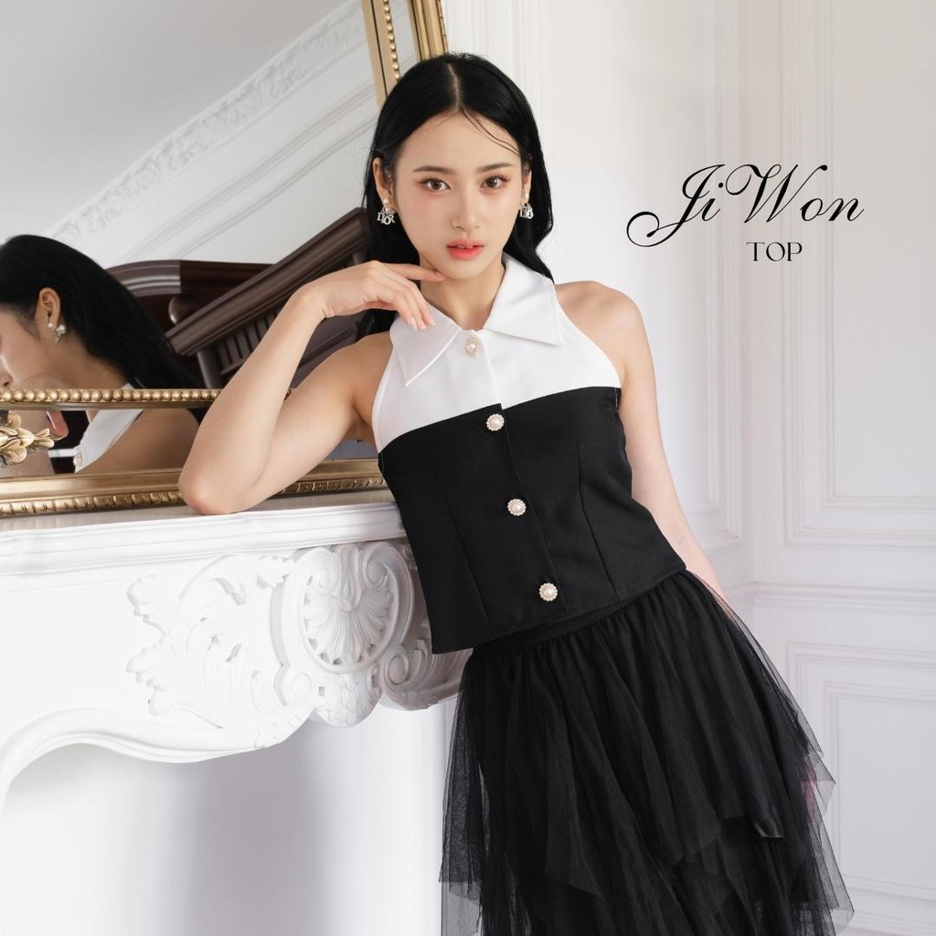 Jual [EastRose] Ji Won Top [EastRose x Messiany Louis] Her Charm ...