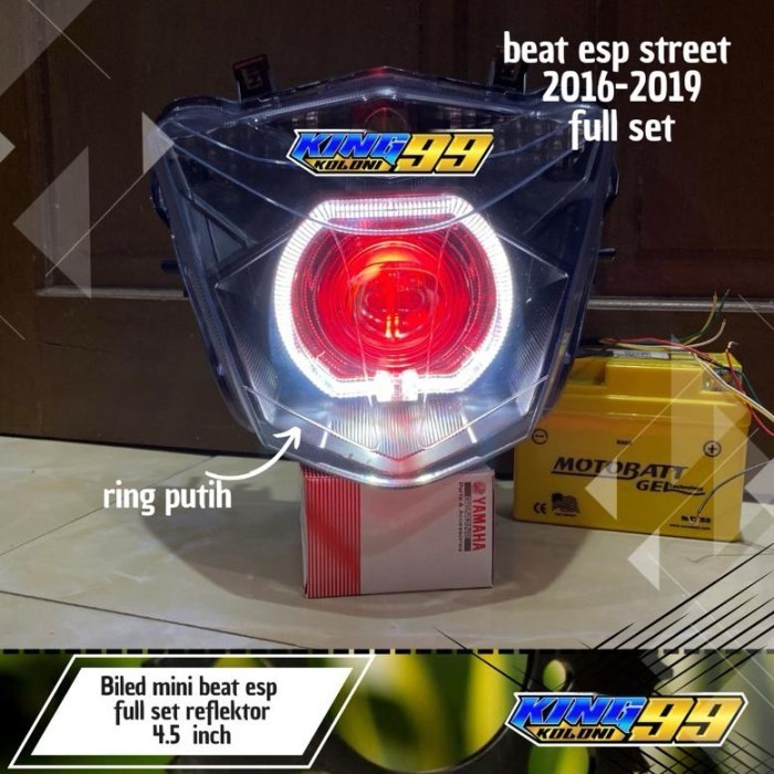 Jual biled _ LAMPU BILED PROJIE 4.5 INCH BEAT ESP FULL SET REFLEKTOR ...