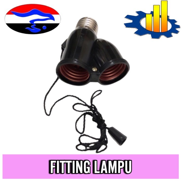 Jual SHIGEN FITTING/FITTING LAMPU TARIK TALI CABANG 2 | Shopee Indonesia