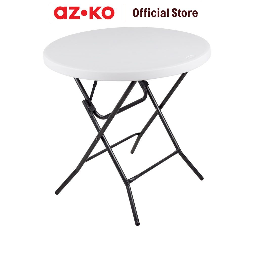Jual AZKO Krisbow Meja Lipat 80 cm - Putih Meja Serbaguna Folding Table ...