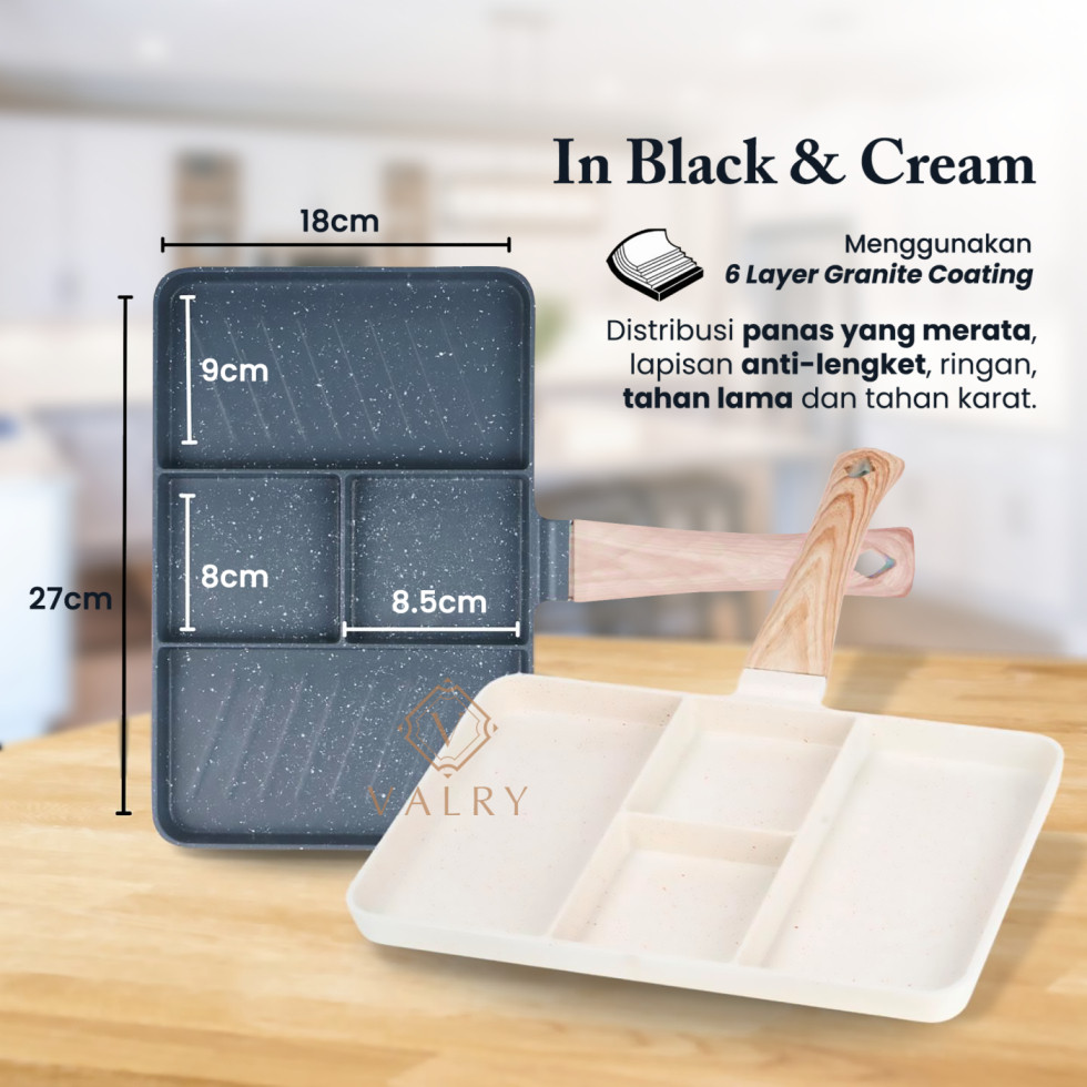 Jual STEAK PAN VALRY Alat panggang anti lengket grill pan semua jenis ...