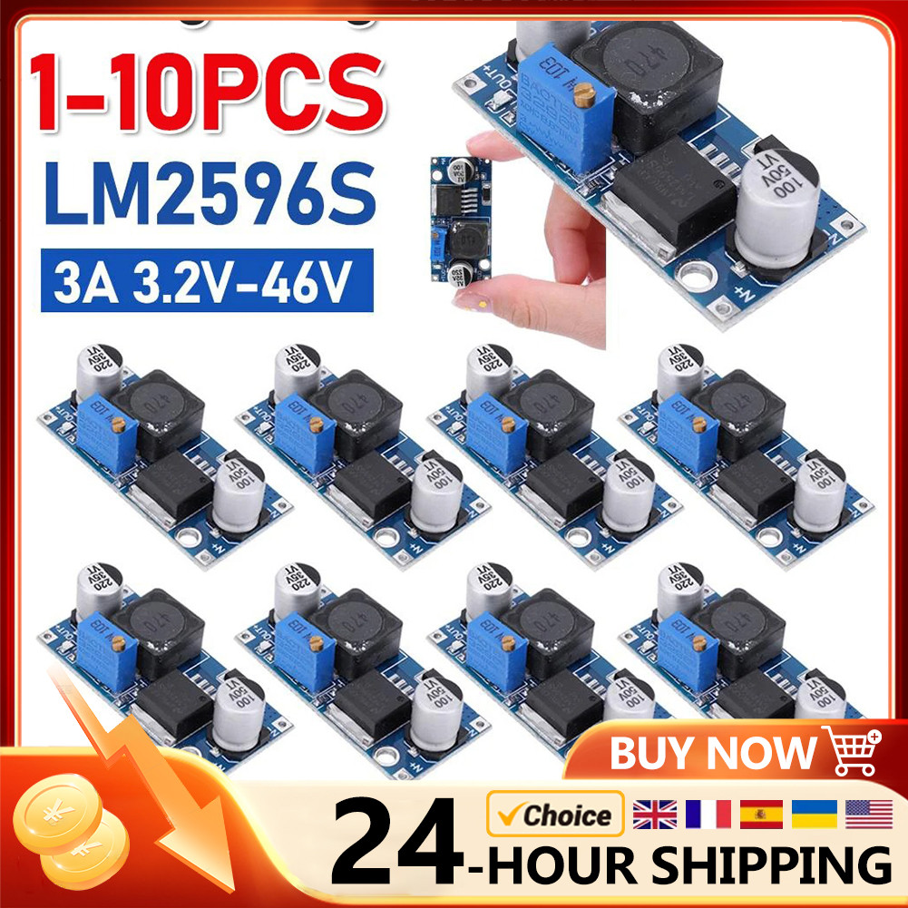 Jual 1-10 PCS LM2596 DC ke DC Buck Converter Regulator Tegangan 3A ...