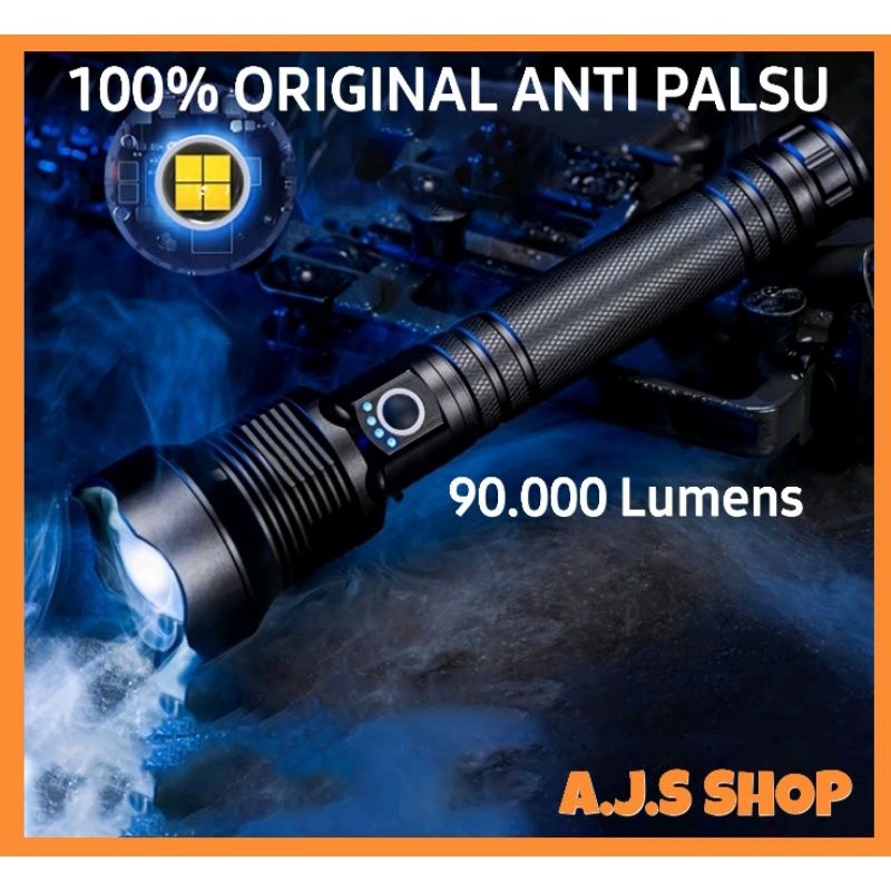 Jual [100% ORIGINAL TAFFWARE ] Senter LED Flashlight USB Rechargeable ...