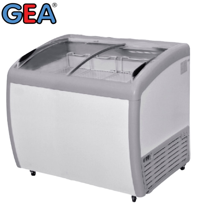 Jual [LUAR KOTA] FREEZER ES KRIM GEA SD-260BY KULKAS KACA GESER CEMBUNG ...
