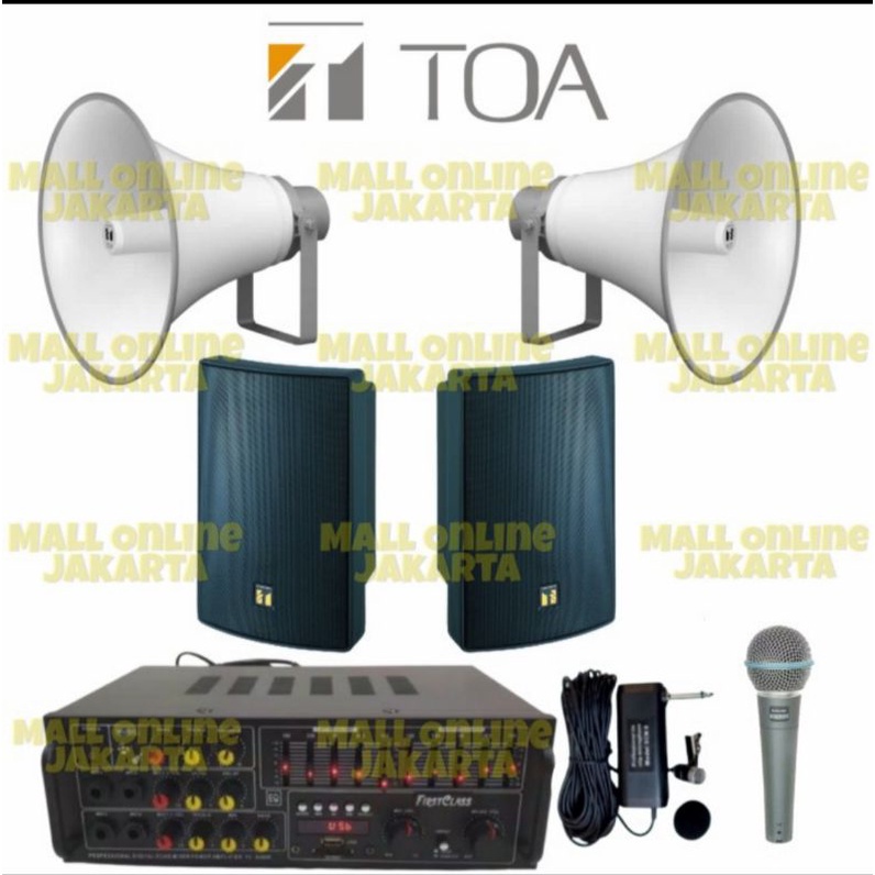 Jual Paket Sound System Toa Outdoor Indoor Original Mic Jepit | Shopee ...