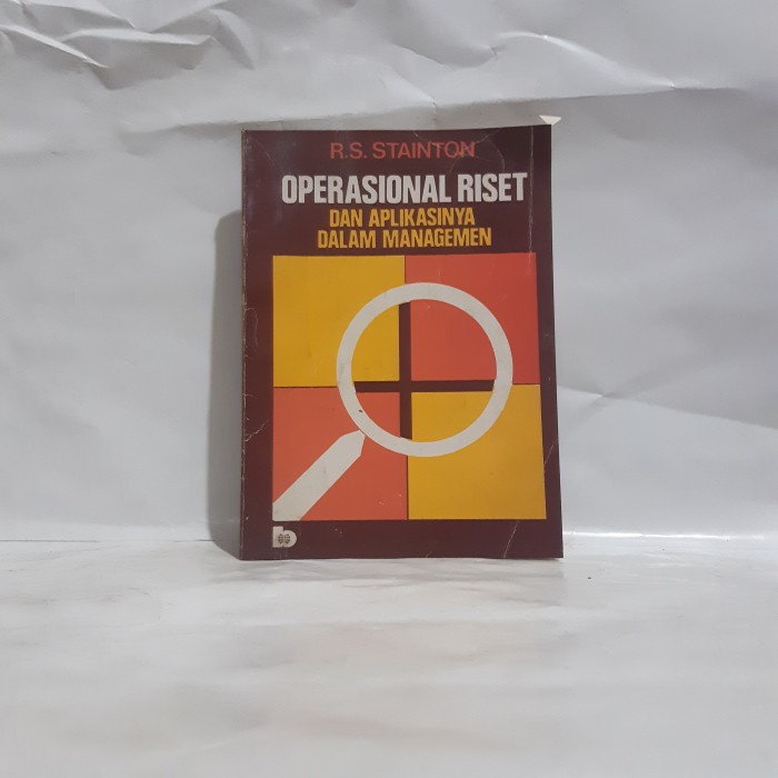 Jual OPERASIONAL RISET DAN APLIKASINYA DALAM MANAGEMEN BY RS STAINTON # ...