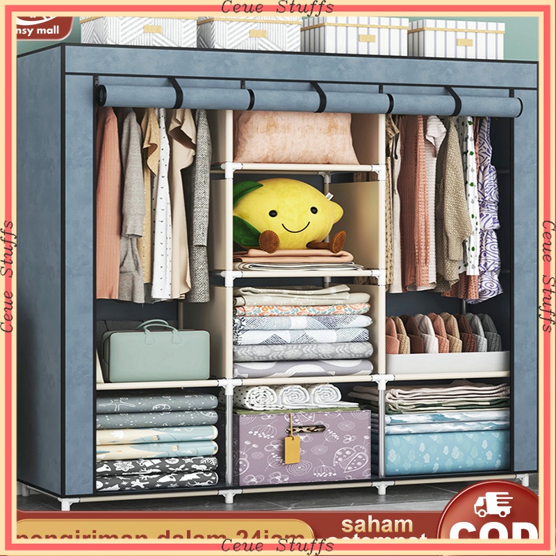 Jual AESTHETIC PROMO MURAH TERBARU CANTIK !! Lemari Pakaian Kain ...