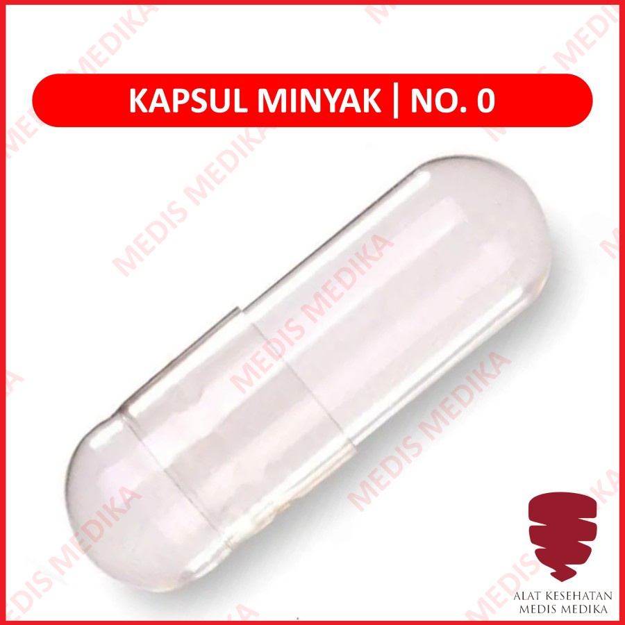Jual Cangkang Kapsul Kosong Halal Natural Bening Isi 1000 Pcs Kulit ...
