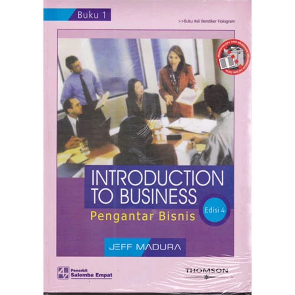 Jual Buku pengantar bisnis edisi 4 jilid 1 jeff madura | Shopee Indonesia