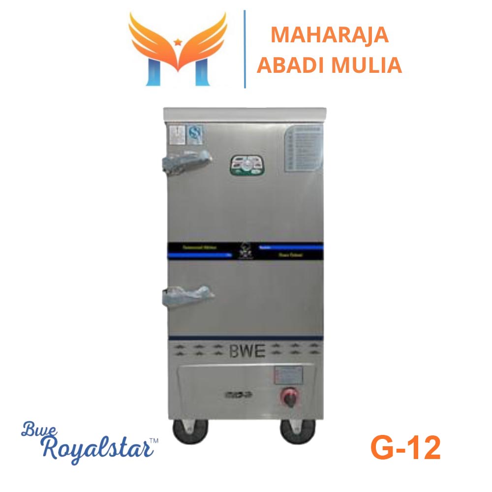Jual Mesin Pengukus Nasi Listrik Bwe Royalstar G-12 Electric Rice Steamer 12 tray Garansi Resmi ...