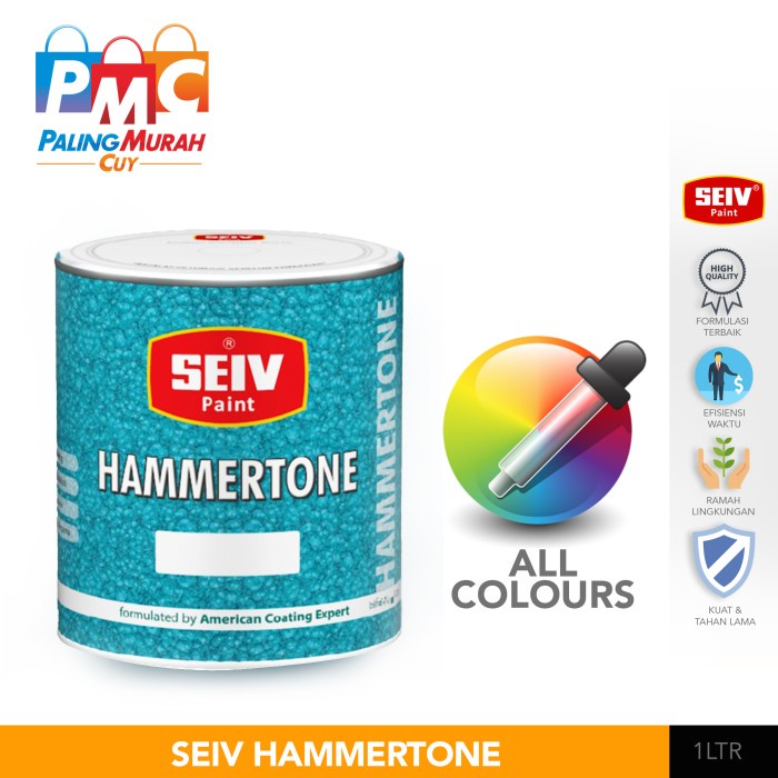 Jual SEIV HAMMERTONE Cat Dekoratif Duco Tahan Panas - ALL COLOUR ...