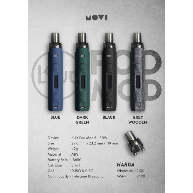 Jual Device Pod Kuy Device Pod mod 80w ORI | Shopee Indonesia