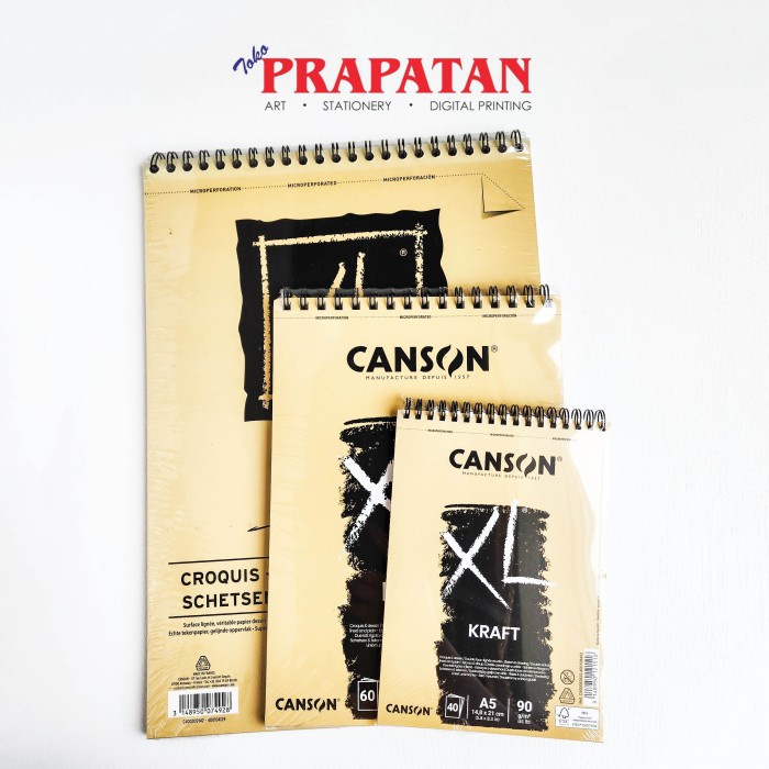 Jual Canson XL Kraft Croquis Sketchbook - A4 | Shopee Indonesia