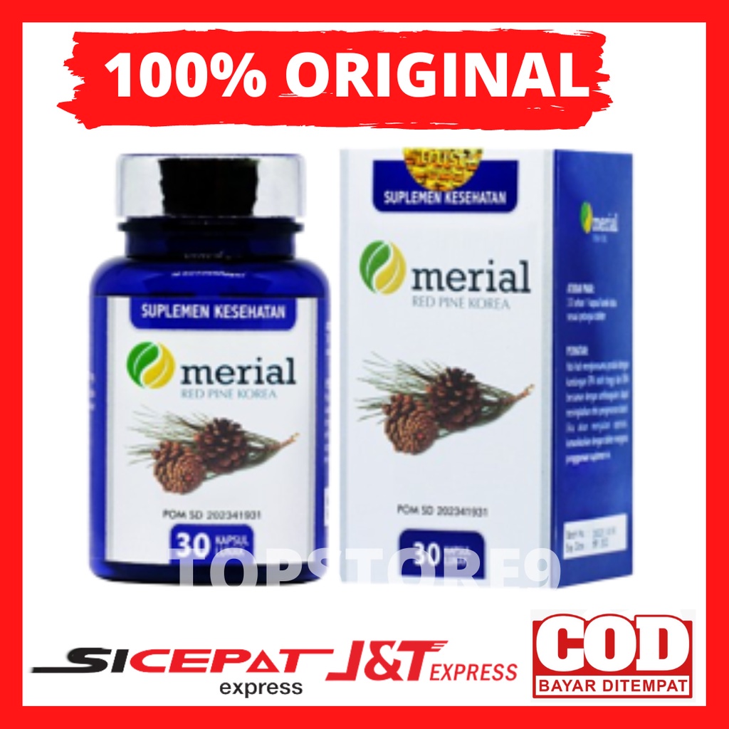 Jual Merial Original Obat Kolesterol Darah Tinggi Jantung Ekstrak Red ...