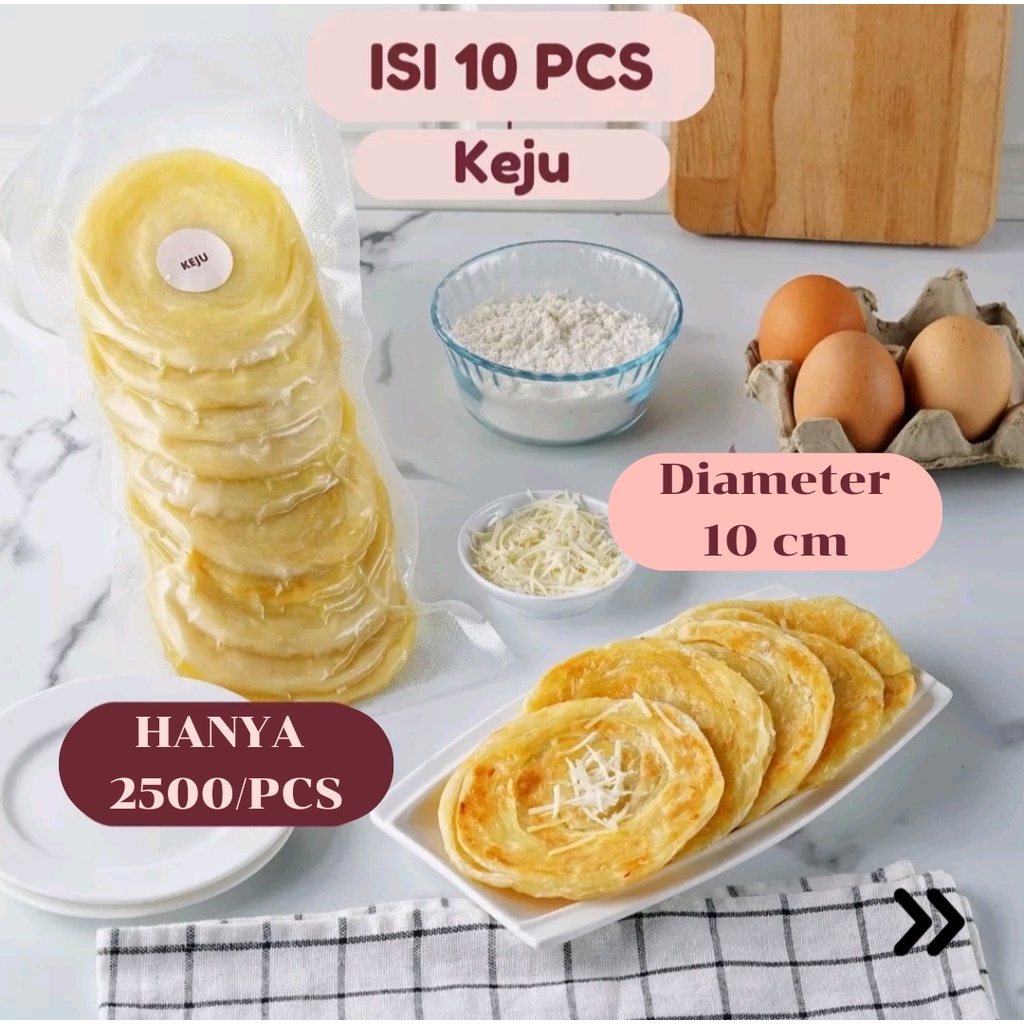 Jual a Roti Maryam / Roti Canai / Roti Cane Frozen Rasa original Isi 10 ...