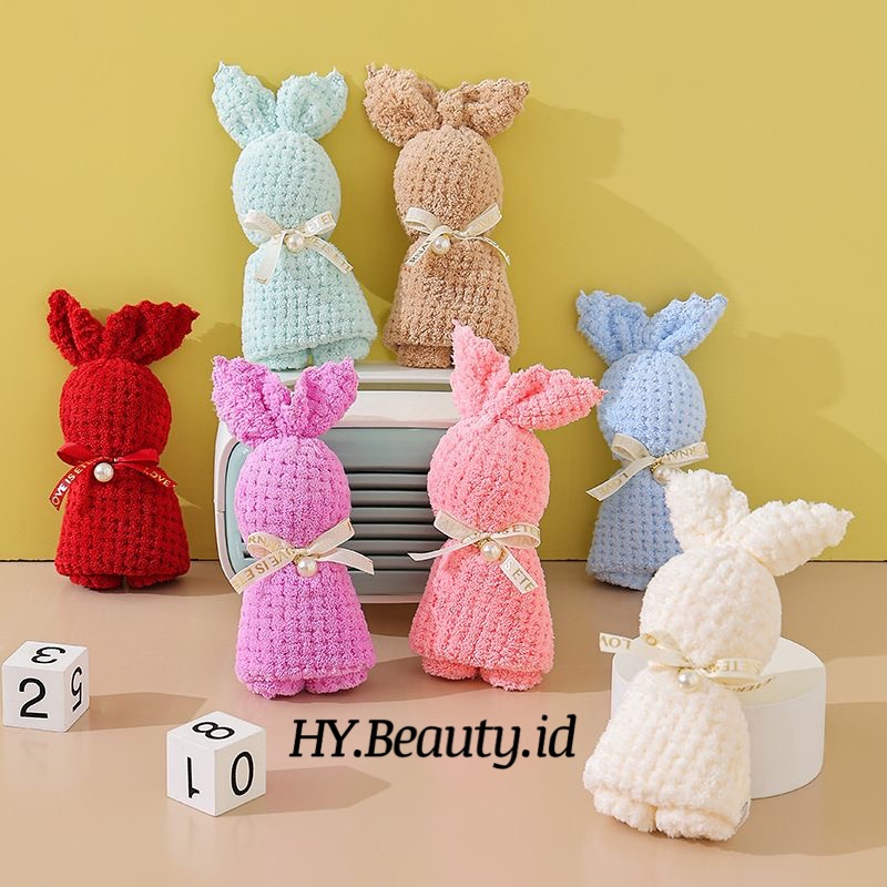 Jual [HY.Beauty.id] Handuk Wajah & Muka Motif Rabbit & Bear Handuk Lap ...