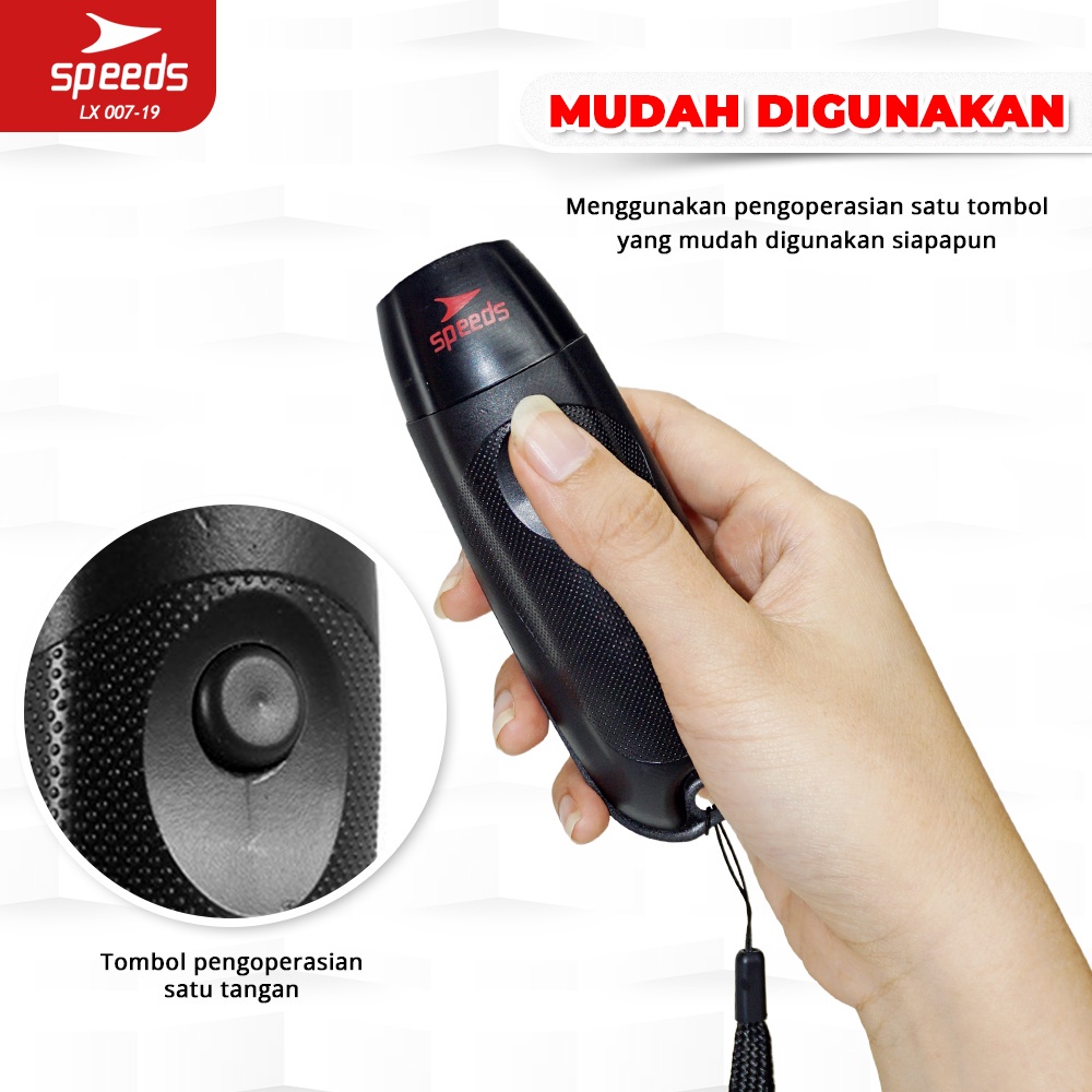 Jual SPEEDS Peluit Wasit Pluit Electronic Whistle Push Olahraga ...
