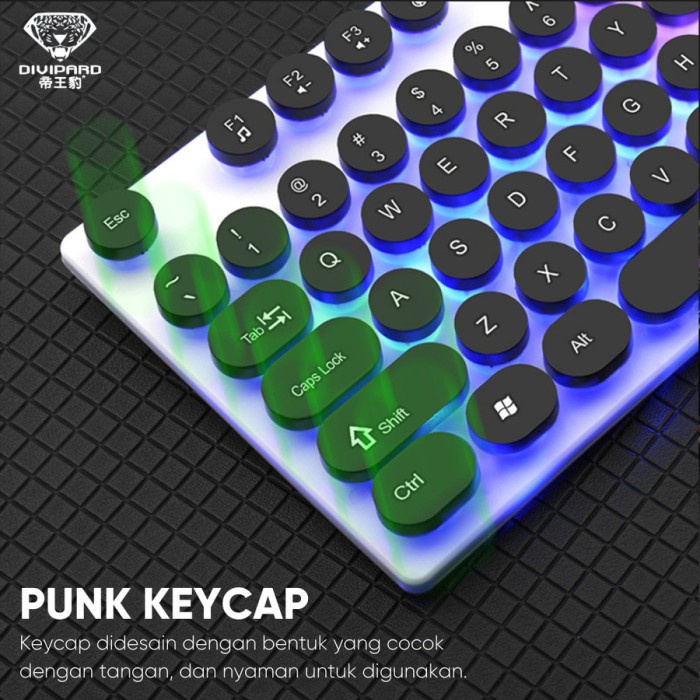 Jual Divipard Keyboard Gaming GK-30 Kabel USB 2.0 Plus LED Plus Numeric ...