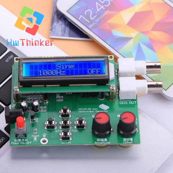Jual DDS Function Signal Generator Square Sine Triangle Sawtooth Wave ...