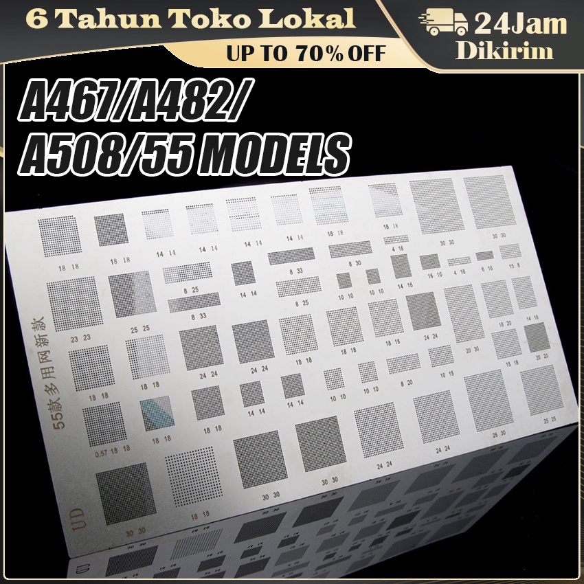 Jual 4Pcs/Set Cetakan Universal IC Plat Amaoe Original BGA / Plat BGA Cetak IC Stencil Amaoe ...