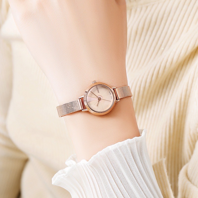 Jual JULIUS ORIGINAL METAL JA-979 Jam Tangan Original Korea rantai rosegold emas mini kecil ...