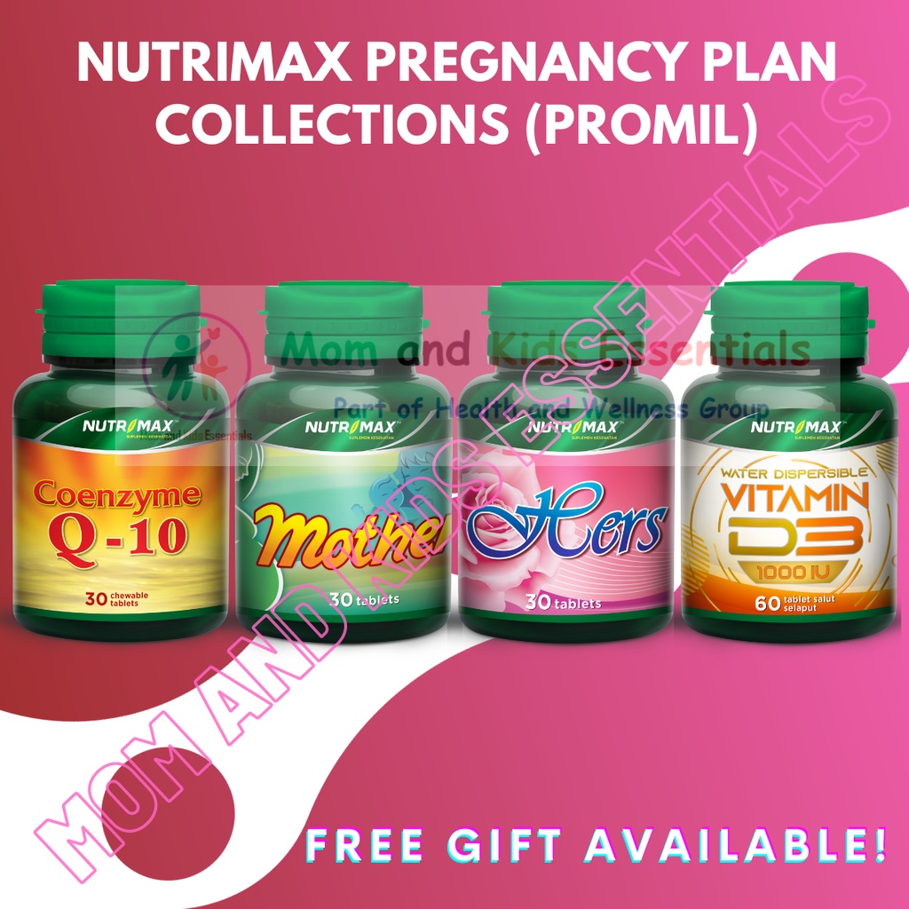 Jual NUTRIMAX PREGNANCY PLAN PROMIL COLLECTIONS COENZYME Q10 COQ10 ...