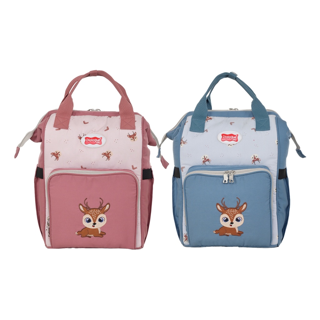 Jual Dialogue Baby Tas Perlengkapan Bayi Ransel Diaper Bag 2 In 1 ...