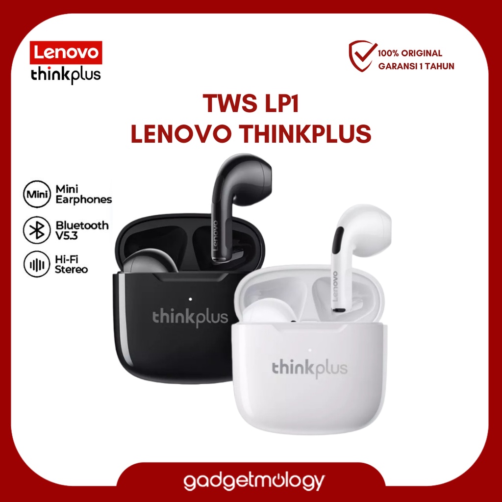 Jual Thinkplus LP1 TWS Headset Earphone Earbuds Bluetooth True Wireless ...