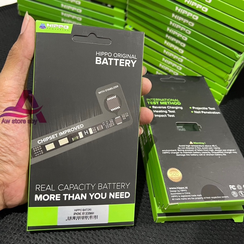 Jual HIPPO Ori Baterai iPhone XR Premium Quality Double Lithium 3030mAh ...