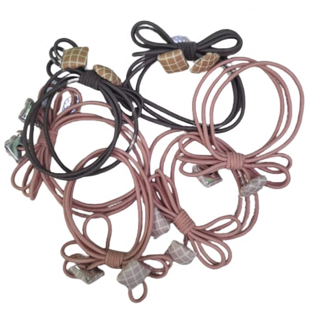 Jual Kuncir Rambut Korea Rubber Pigtail atau Twintail | Shopee Indonesia