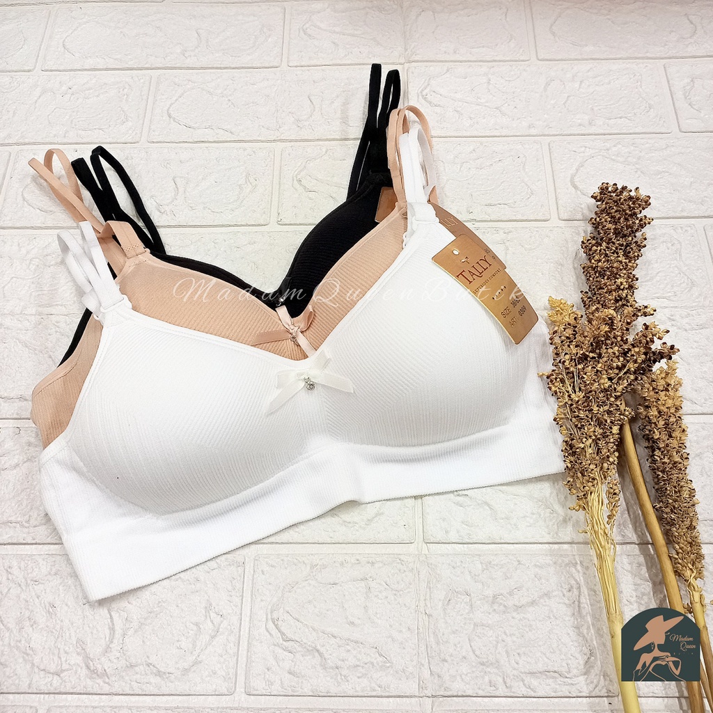 Jual TALLY BRA BH RAJUT 0309 | CUP A STANDAR | TANPA KAWAT | BUSA TIPIS | SIZE 34 - 38 ...