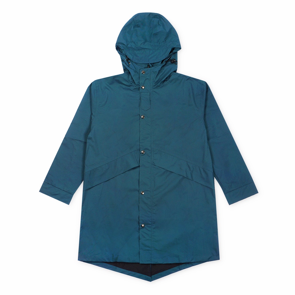 Jual AME - Bonito Parka - Teal - Jaket Parka Raincoat Unisex Pria ...