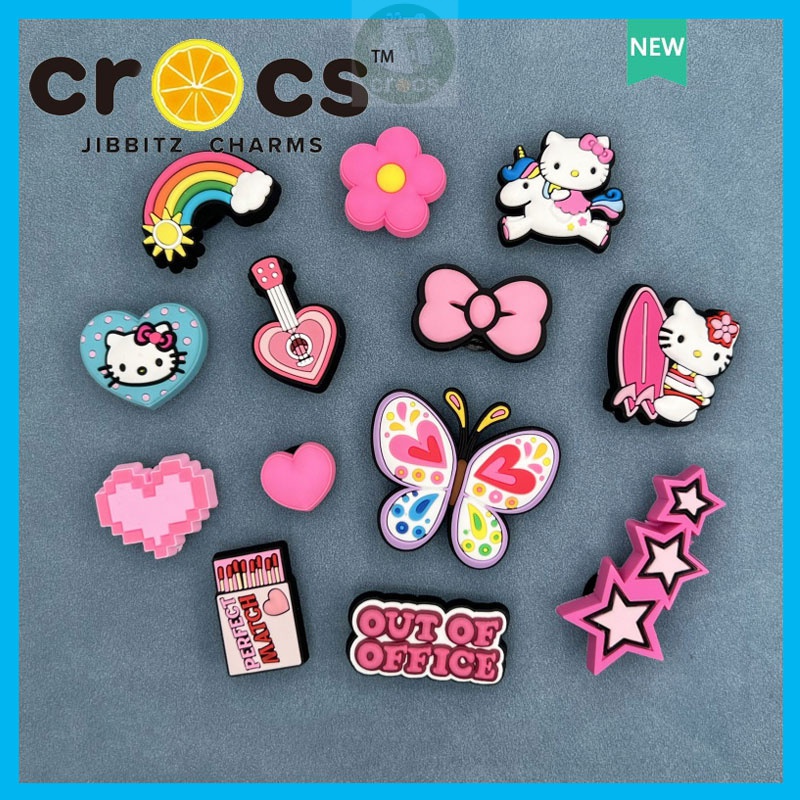 Jual Jibbitz Crocs Charms Sepatu Gesper Hello Kitty Lubang Hiasan ...