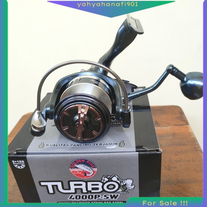 Jual Reel Golden Fish Turbo 4000 SW | Shopee Indonesia