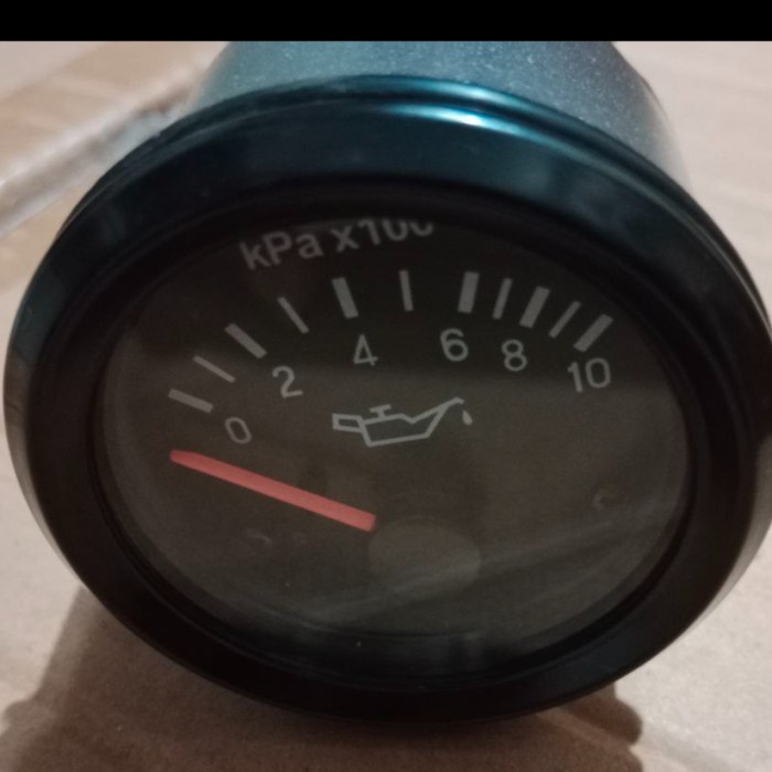 Jual Oil Pressure Gauge OPG 12V 24V 10 Bar Pengukur Tekanan Oli - 24v MU27 | Shopee Indonesia