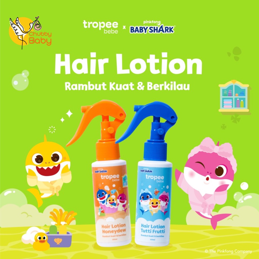 Jual Tropee Bebe x Pinkfong - Lotion Rambut Hair Lotion 100ml | Shopee ...