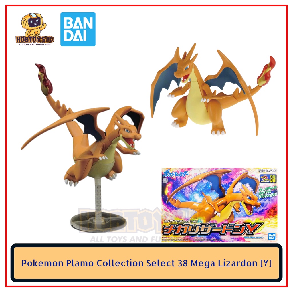 Jual Pokemon PLAMO Collection Select Series 38 Mega Lizardon Y | Shopee ...