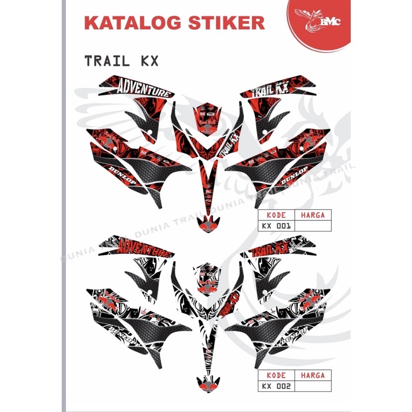 Jual STIKER / STICKER MOTOR TRAIL KX (New) | Shopee Indonesia