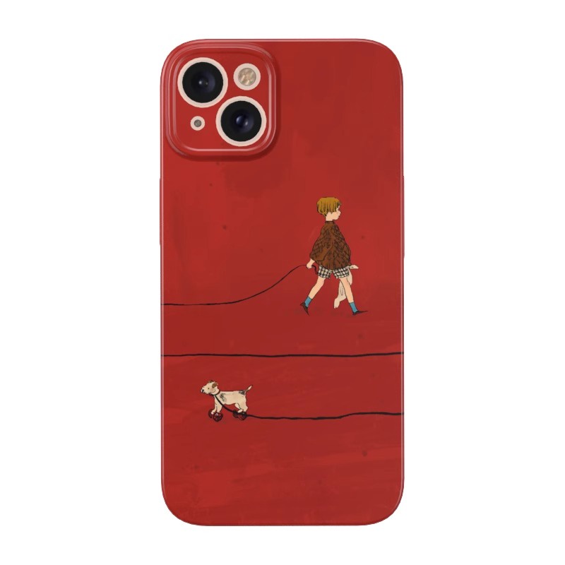 Jual Hp Puppy on Lead Phone Case for Iphone 11 14 13 12 Pro Max XR X XS ...