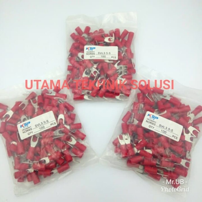 Jual Kabel Skun Y KSP SVL 3.5-5 Merah Untuk Kabel 2.5mm Sampai 4mm | Shopee Indonesia