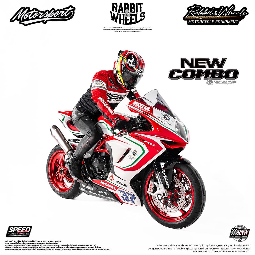 Jual NEW COMBO "RED" RABBIT AND WHEELS | Shopee Indonesia