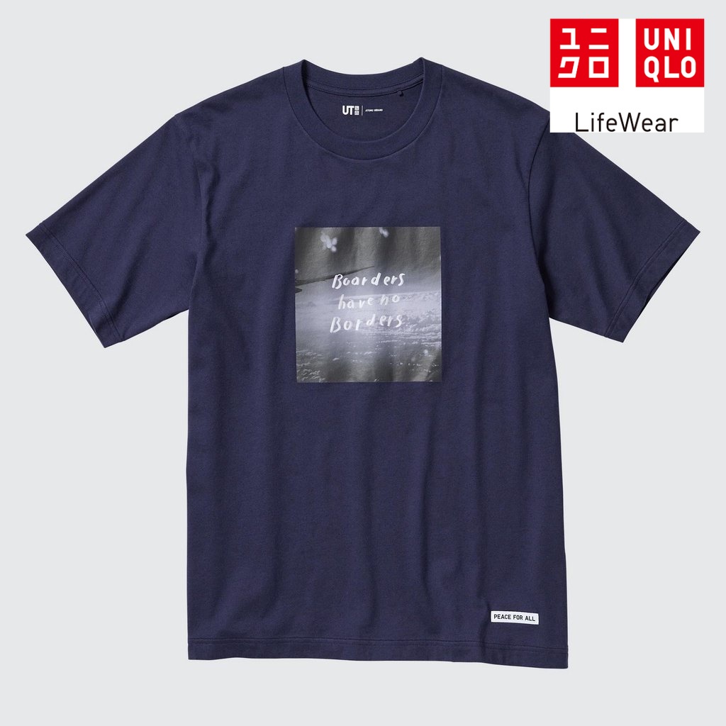 Jual Uniqlo Peace For All UT Ayumu Hirano Lengan Pendek | Shopee Indonesia