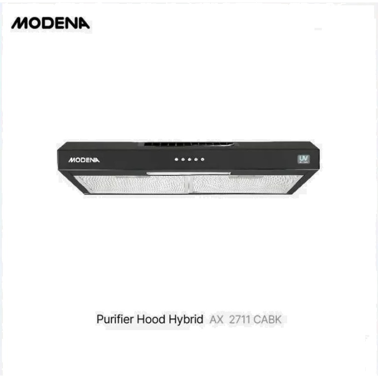 Jual Modena Cooker Hood Purifier Slim Hood AX-2725 CASS Hybrid 70cm ...