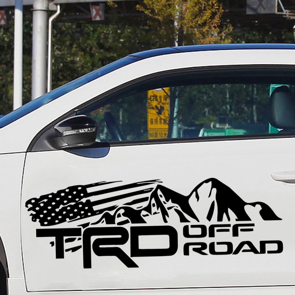 Jual New Design TRD 4X4 Car Stickers And Decals Vinyl Car Stickers Cool ...