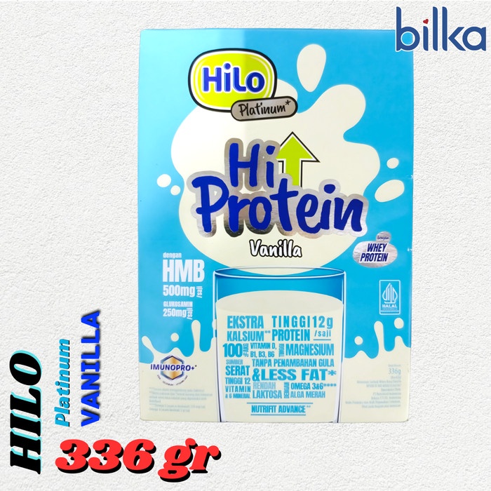 Jual HILO Platinum Hi Protein Vanilla 336gr | Shopee Indonesia